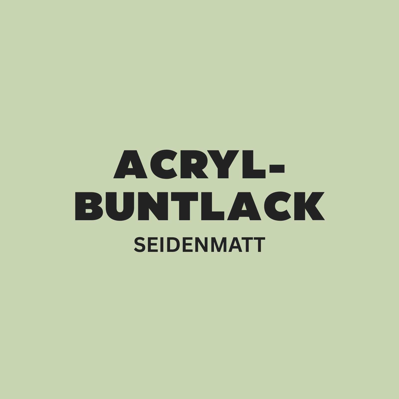 Acryl Buntlack - Seidenmatt – Naber Farben